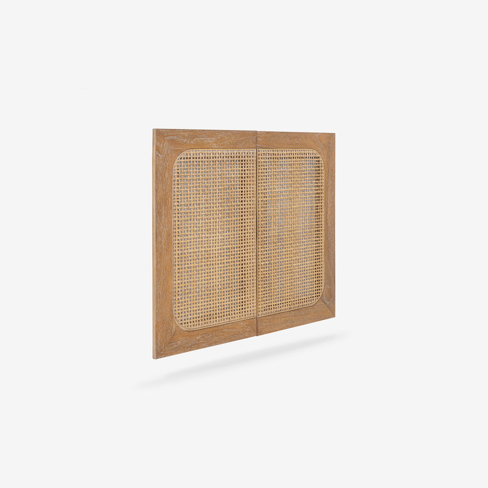 Liora - 31.5" Rattan Modular Cabinet Doors, Natural – Casewood Studios